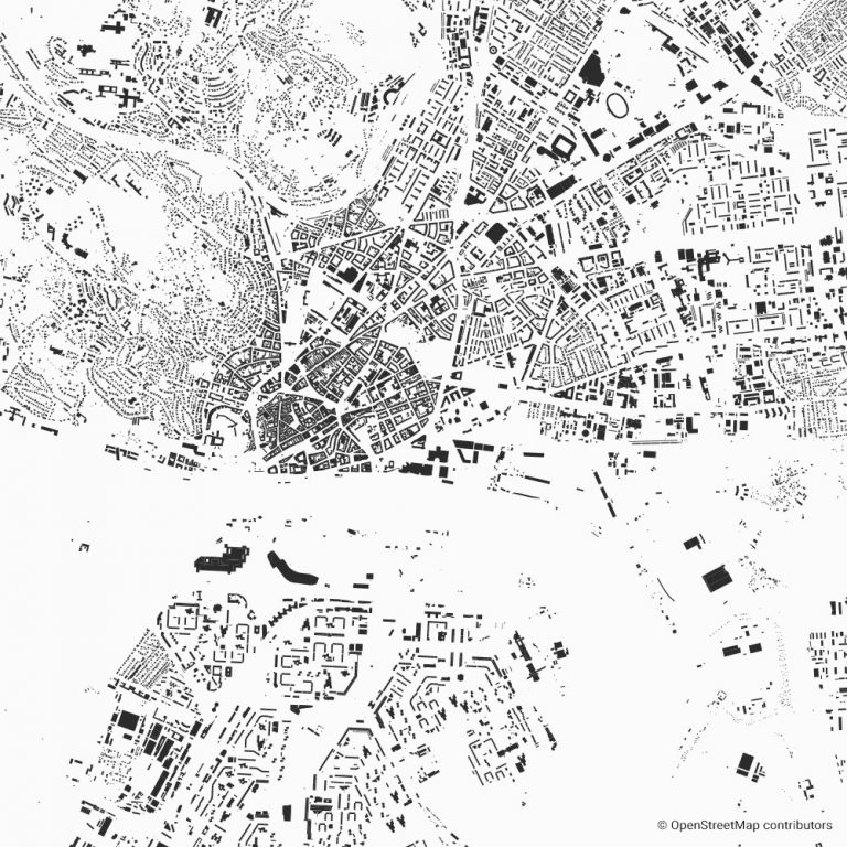 Paris figure-ground diagram & city map FIGUREGROUNDS