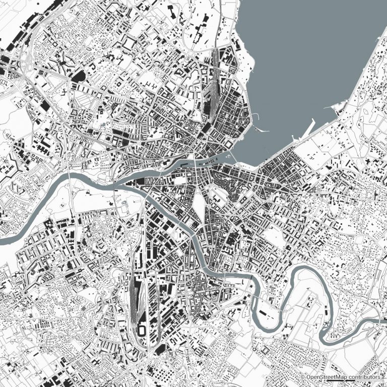 Geneva figure-ground diagram & city map FIGUREGROUNDS