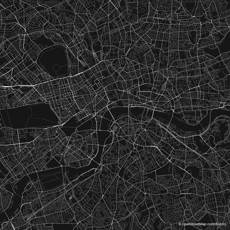 London figure-ground diagram & city map FIGUREGROUNDS