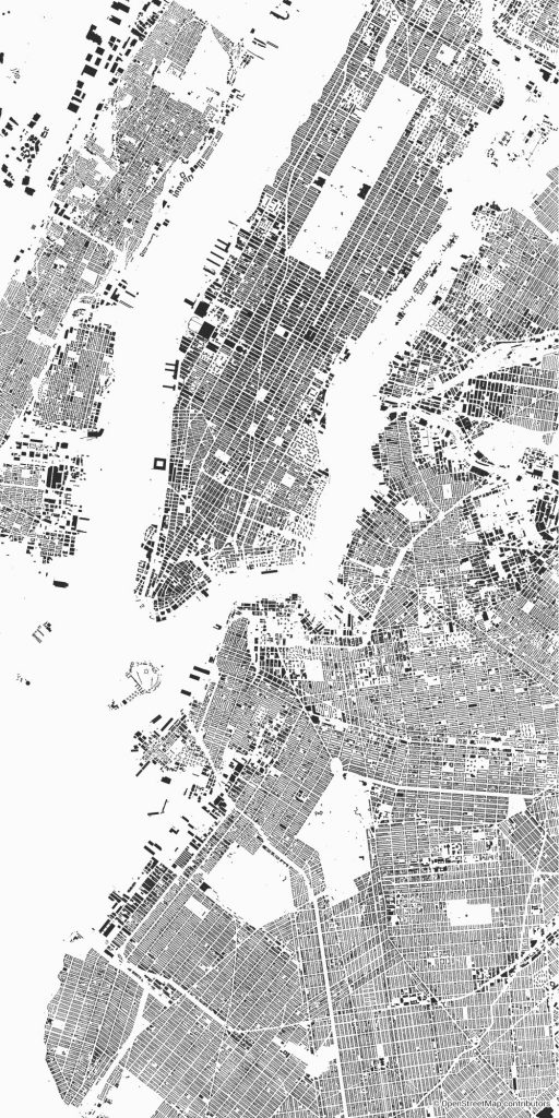 New York City figure-ground diagram & city map FIGUREGROUNDS
