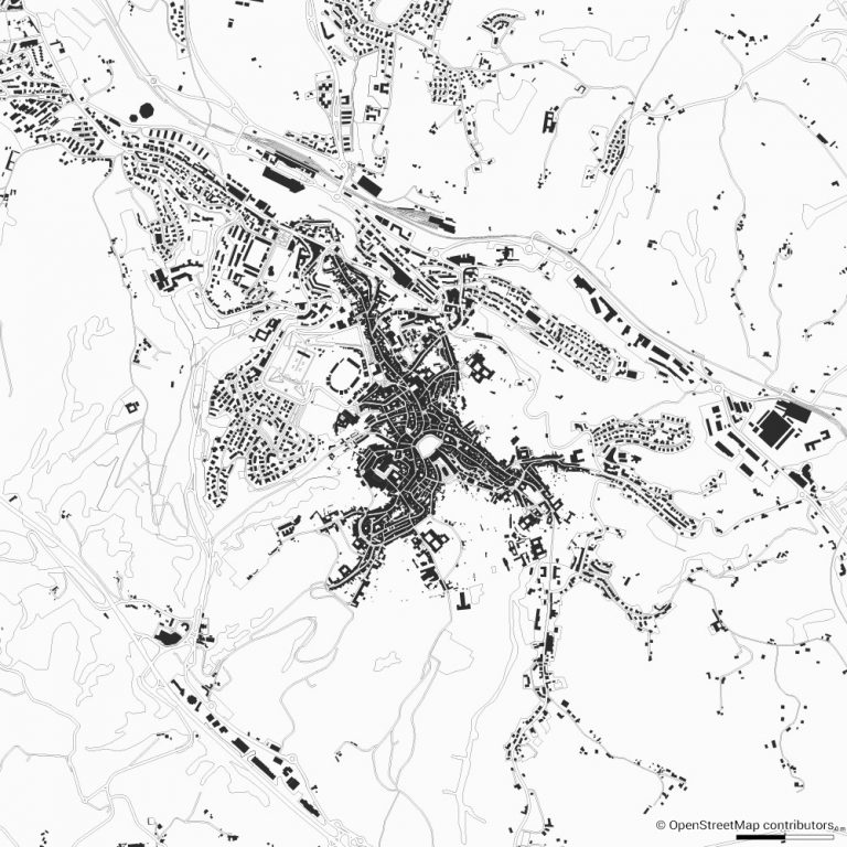 Siena figure-ground diagram & city map FIGUREGROUNDS
