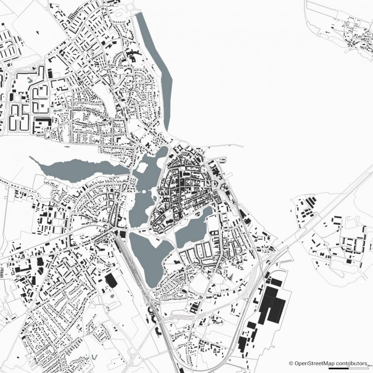 Stralsund Schwarzplan & Stadtplan FIGUREGROUNDS