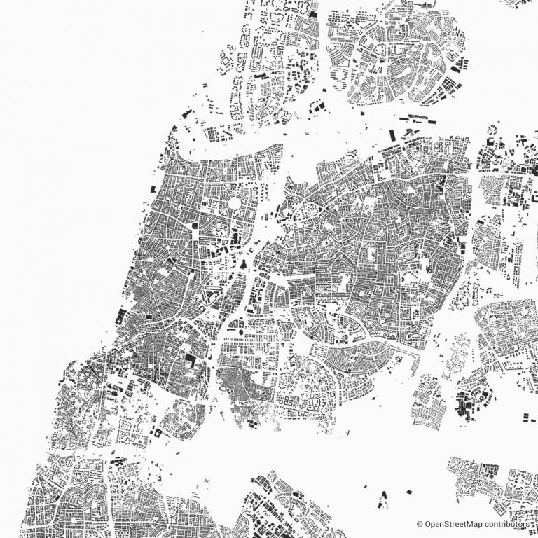 Figure ground diagram & site plans download as DWG & PDF